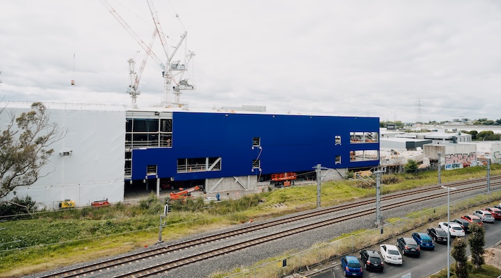 Ikea's blue walls rise, as preparations continue for New Zealand debut - Inside Retail New Zealand