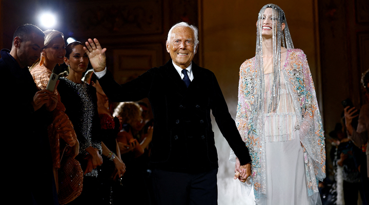 From jackets to a global brand: Giorgio Armani’s five-decade fashion ...